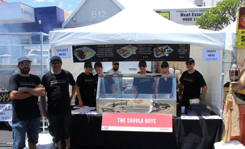 Souvla-Boys-Stall - The Souvla Boys